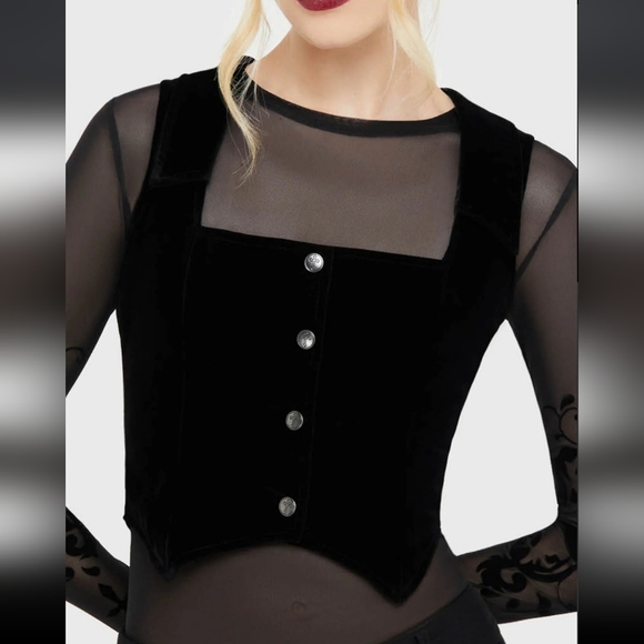 Killstar | Jackets & Coats | Bat Embrace Killstar Brand Velvet Corset ...